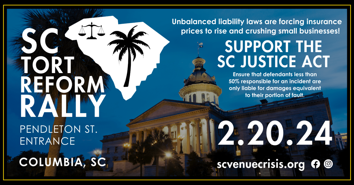 SC Tort Reform Rally – Take 2 – SC Venue Crisis